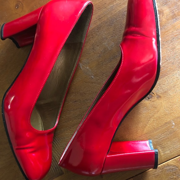 Stuart Weitzman | Shoes | Stuart Weitzman Ruby Red Patent Pumps | Poshmark